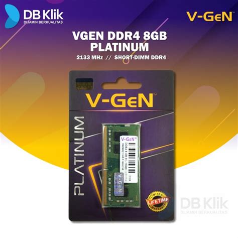 Ram Memory Notebook Vgen Ddr4 8gb Platinum