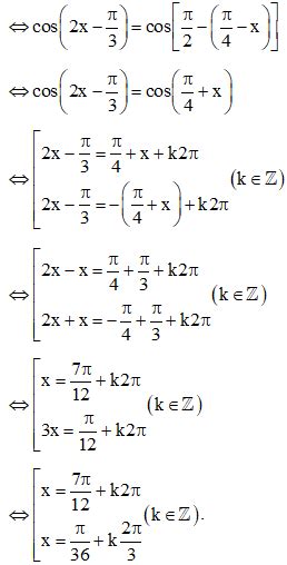 Giải Phương Trình A Sin 3x Pi 4 Sin X Pi 6 B Cos 2x Pi 3