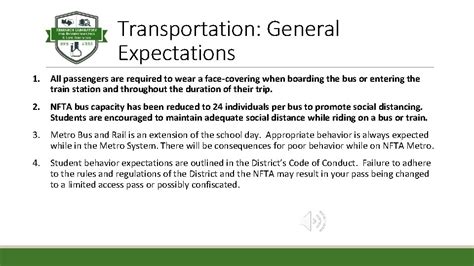 Return To School And Building Expectations March 9