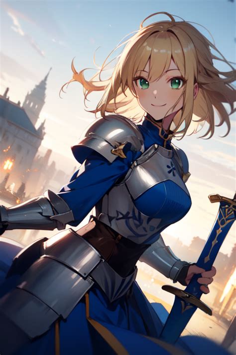 Ai Art Lora Model Artoria Pendragon Saber Pixai My Xxx Hot Girl