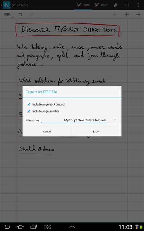 Myscript Smart Note Uses Super Smart Handwriting Recognition To Make Taking Notes A Breeze