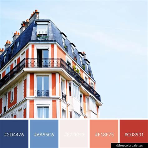 European Architecture Sophisticated Elegant Color Palette
