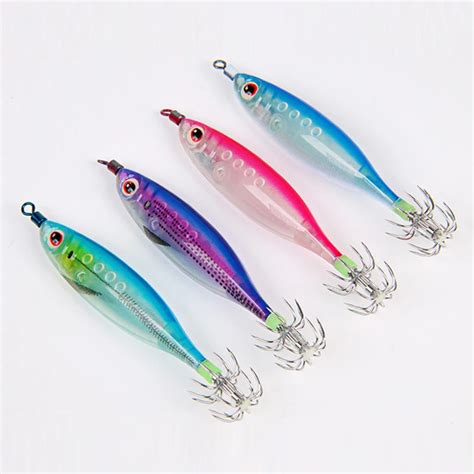 Leurre De P Che Shoous Avec Hame On De Calmar Wobblers Jigs Sea Octopus