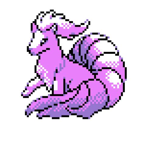 Ninetales Pixel Art