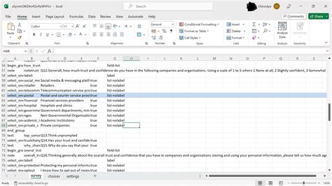 Missing A Column On My Excel Data Download Data Management