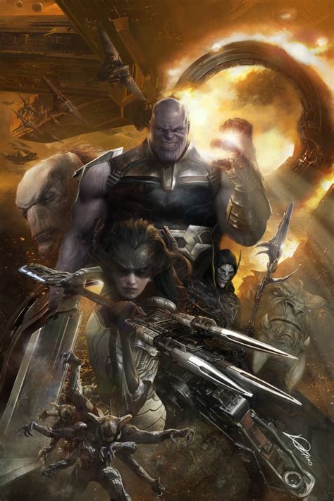 Avengers Infinity War Promo Art By Alexander Lozano Rmarvel