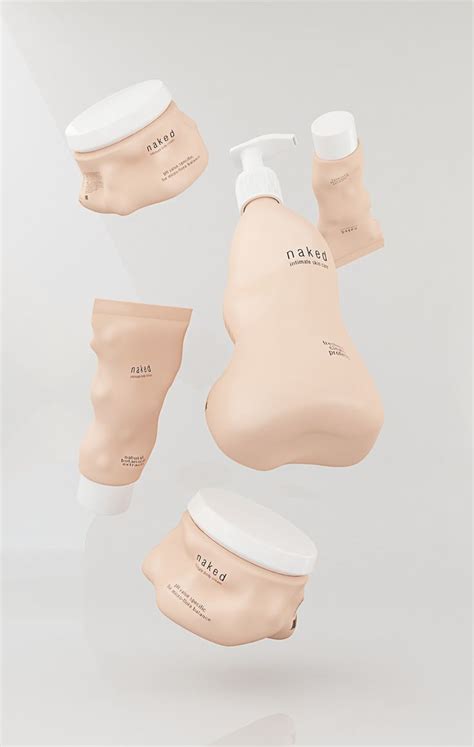 Naked Intimate Care Products Concept Creative Packaging Design