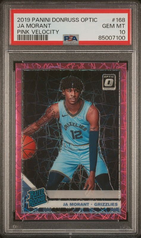 Ja Morant 2019 Optic 168 Pink Velocity 79 Price Guide Sports Card