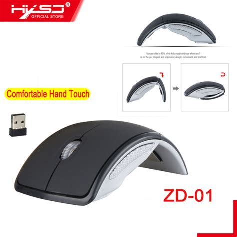 hxsj zd 01 2 4ghz fo lding mouse optical mouse convenient practical mice for office games lapt