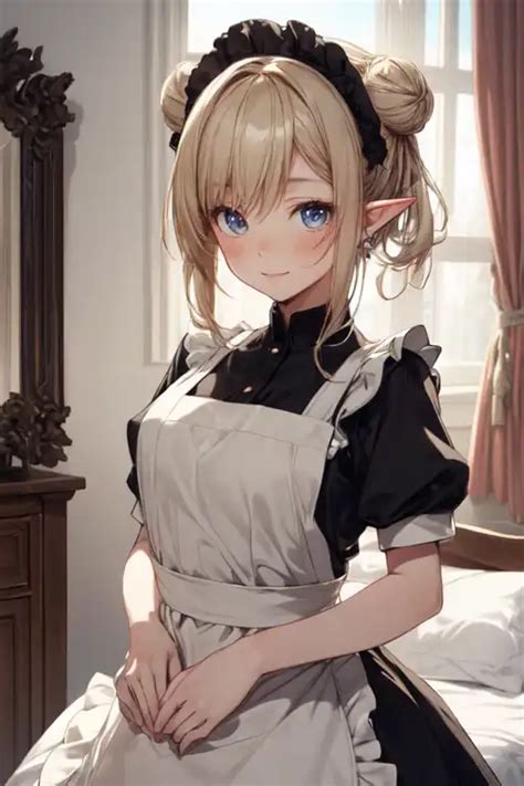 AI Art 我が家のメイドmaid of my mansion by THE BLACK PixAI