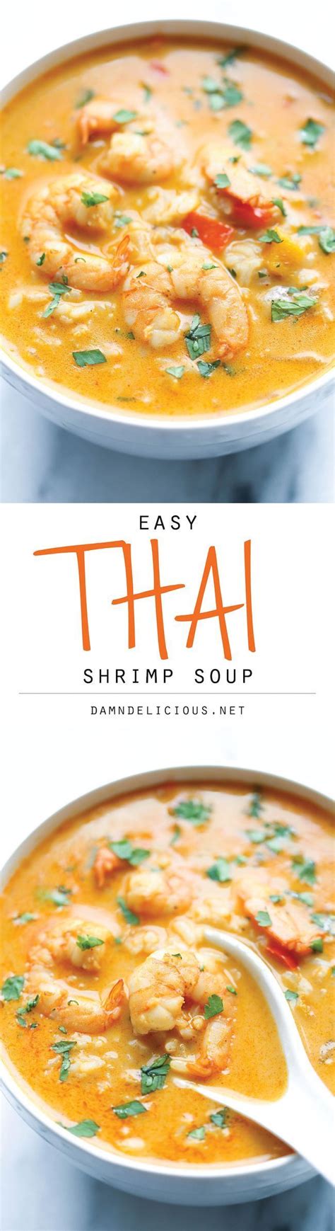 Easy Thai Shrimp Soup Damn Delicious Opskrift Madopskrifter