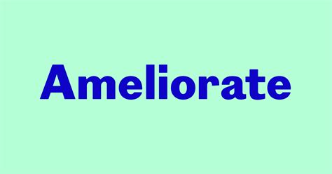 Ameliorate Word Daily