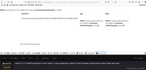Xctf Web Fakebookxctf Web Fakebook Csdn博客