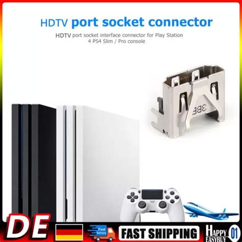 Hdmi Port Socket Interface Connector Replacement For Playstation 4 Ps4