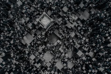Premium Photo Randomly Distributed Cubes Industrial Background 3d