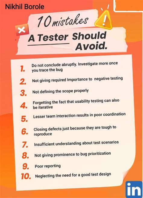 Nikhil Borole On Linkedin Manualtesting Testing Quality