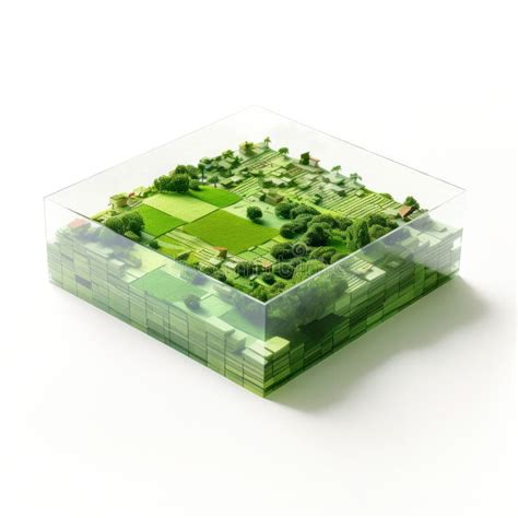 3d Terraced Cityscapes Detailed World Building In Dutch Landscapes Stock Illustration