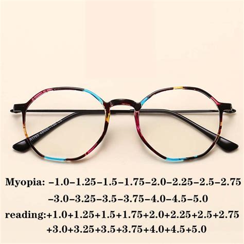 Ultra Light Myopia Glasses Prescription Glasses Retro Round Optical