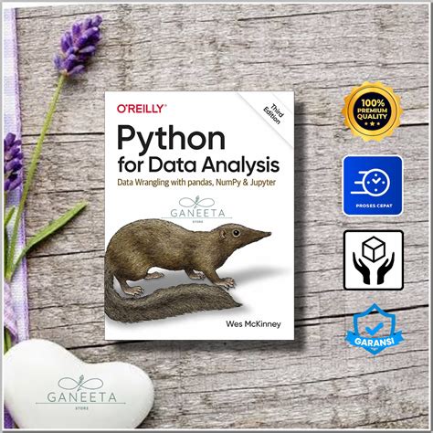 [hard cover] python for data analysis third edition โดย wen mckinney เวอร์ชั่นภาษาอังกฤษ