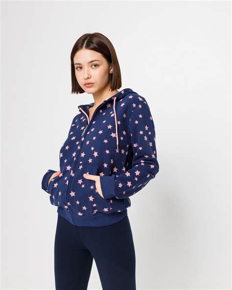 Спортивна кофта на блискавці із зірочками байка купити з доставкою по всій Україні
