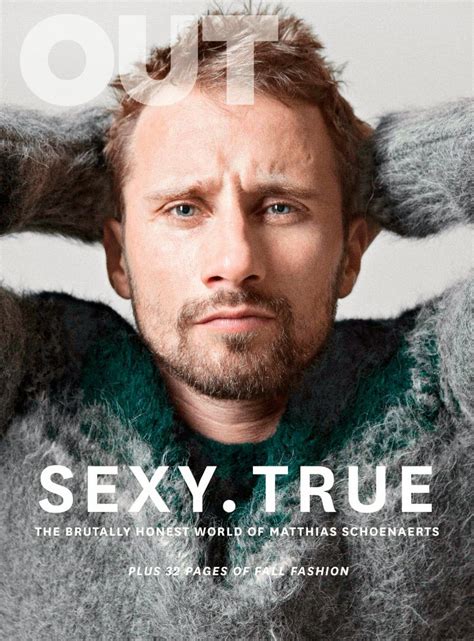 Matthias Schoenaerts En Portada De Out Magazine Septiembre 2014