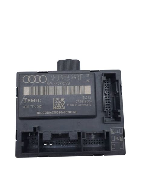 4f0959793f Audi A6 4f C6 Steuergerät Türsteuergerät Fensterheber Vorne
