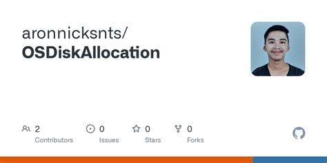 Github Aronnicksnts Osdiskallocation