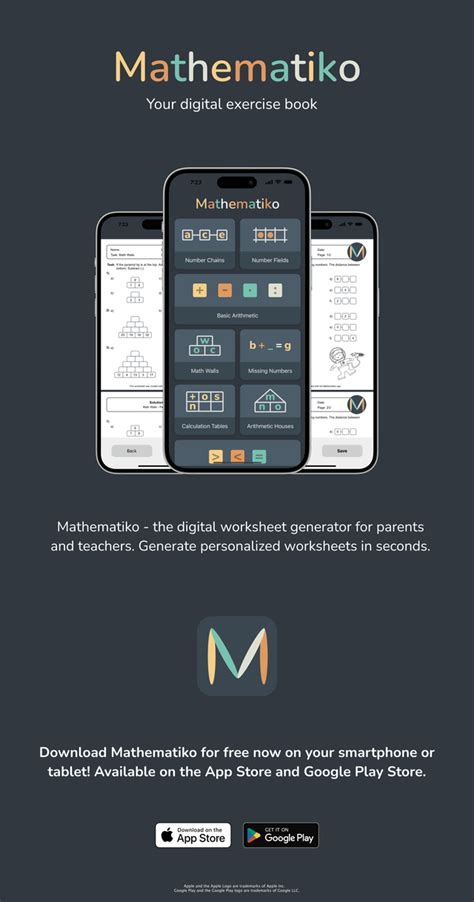 Math Worksheet Generator App For Ios Android R Apps