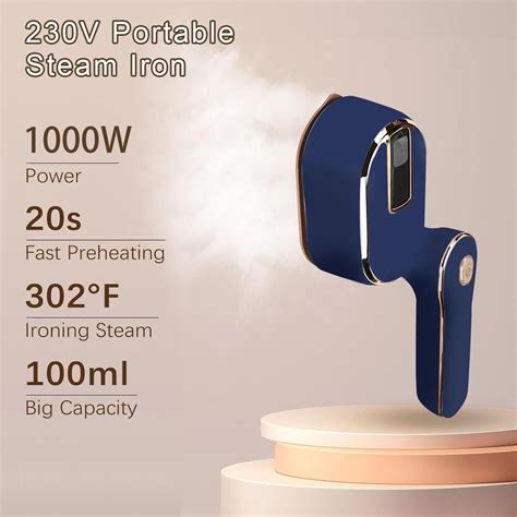 Portable Mini Ironing Machine 180Â°rotatable Handheld Steam Iron