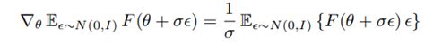 machine learning how is this score function estimator derived data