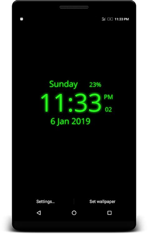 Digital Clock Live Wallpaper Apk สำหรับ Android ดาวน์โหลด