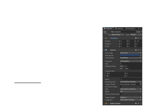 2d Camera In Unity