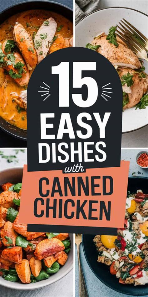 15 Easy Recipes Using Canned Chicken Youll Actually Love Quick And