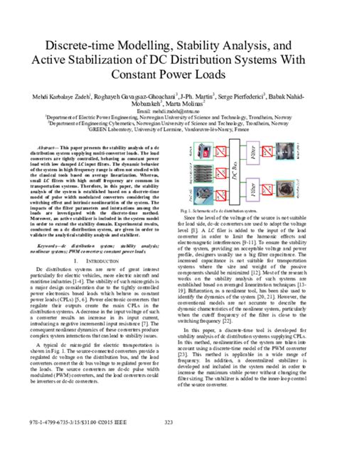 Pdf Discrete Time Modelling Stability Analysis And Active