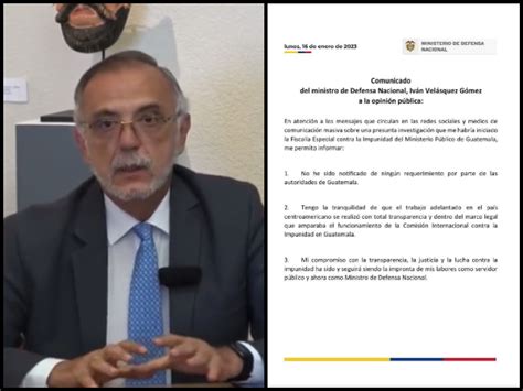La Fiscalía De Guatemala Le Abrió Investigación Al Ministro Iván