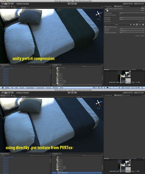Pvrtc Compression Looking Horrible Only On Imac Unity Engine