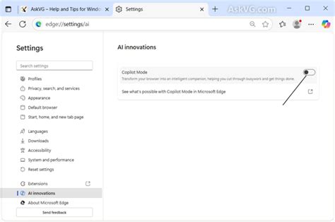Tip: How to Enable or Disable Copilot Mode in Microsoft Edge – AskVG