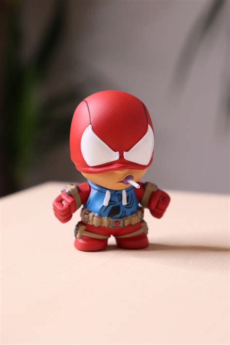 Chibi Scarlet Spider Stl Files Only Spider Man Marvel Etsy