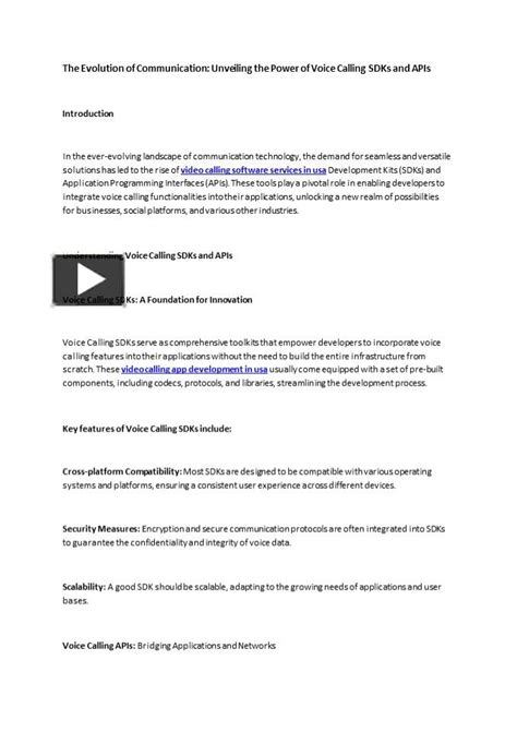 ppt the evolution of communication unveiling the power of voice