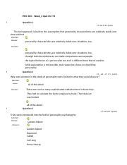 Psyc 303 7 8 Wk4 Docx PSYC 303 Week 4 Quiz Ch 7 8 Question 1 2 5 Out Of 2 5 Points The