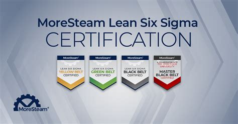 Lean Six Sigma Certification Flexible Training Moresteam