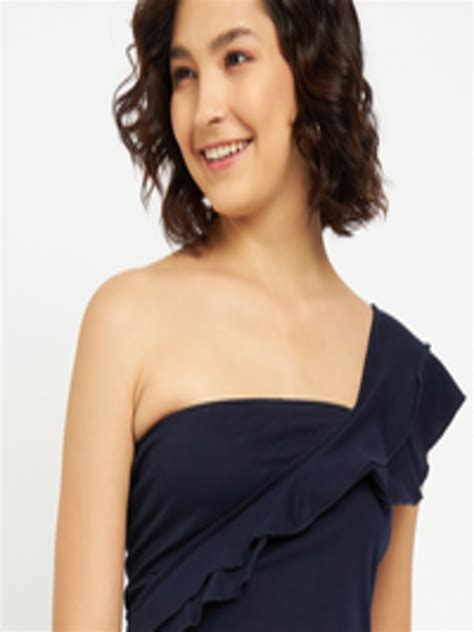 Buy Brinns One Shoulder Pure Cotton Tube Crop Top Tops For Women