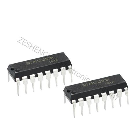 74ls83 4 bit binary full adder with fast carry 7483 ampere 53 off
