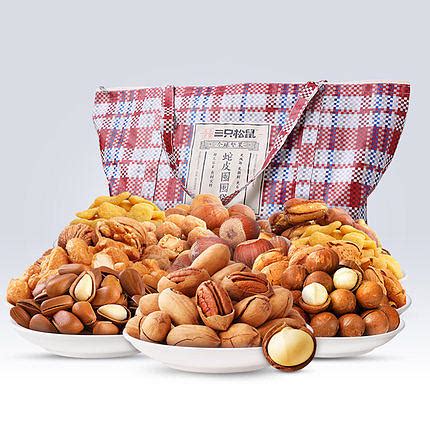 新品三只松鼠 蛇皮囤囤袋 16袋装 坚果大礼包零食每日坚果 tmall com天猫