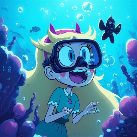 Star Butterfly Underwater By Chrisgraduate27 On Deviantart