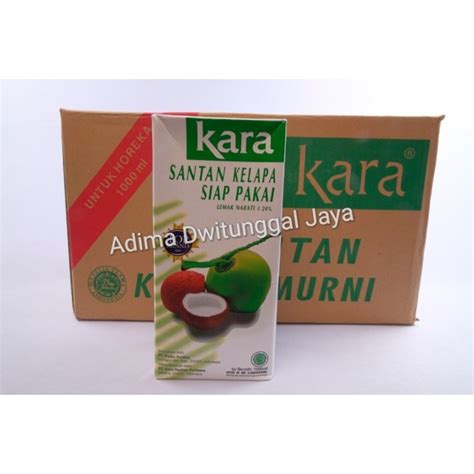 Jual Santan Kelapa Kara 12x1 Liter Karton Shopee Indonesia
