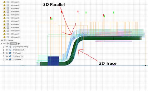 2d trace multiple depths does not follow path accurately endmill