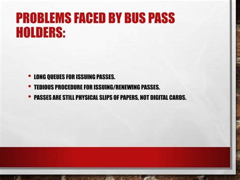 Online Bus Pass Management System PPT