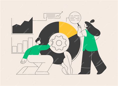 Illustration Vectorielle De Concept Abstrait Danalyse Concurrentielle Vecteur Premium