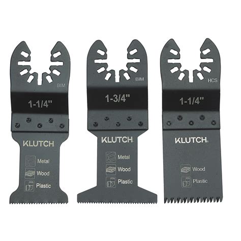 Klutch General Purpose Oscillating Cutting Set 3 Pc Northern Tool